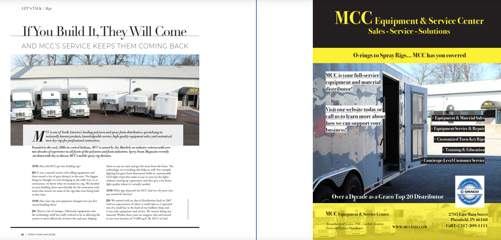 MCC Equipment & Service Center - Spray Foam Distributors